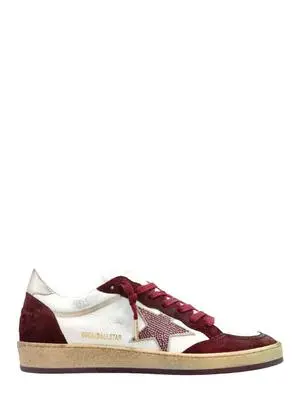 GOLDEN GOOSE Ballstar Star-appliqué Low-top Sneakers - Red