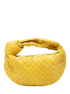 Bottega Veneta Mini Nappa Intrecciato Jodie Hobo Bag - Yellow