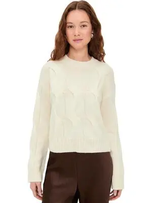 LISA YANG Sammie Cashmere Sweater - Cream