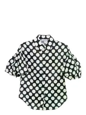 Dice Kayek Polka-dot Shirt - Black