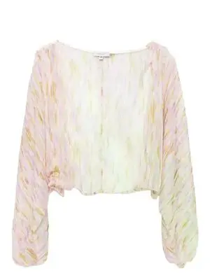 GIADA CURTI Square-neck Blouse - Pink
