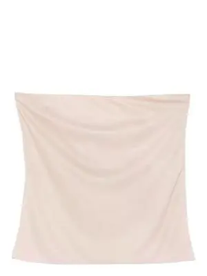 GIADA CURTI Ruched Strapless Top - Neutrals