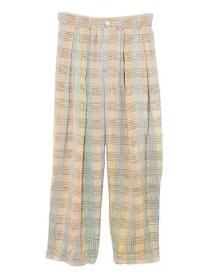 UMA WANG Plaid Trousers - Blue