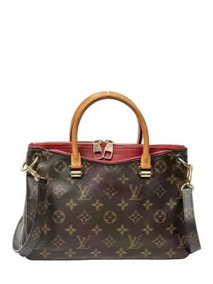 LOUIS VUITTON 2017 Monogram Top Handle Bag - Brown