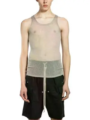 Rick Owens Knitted Tank Top - Neutrals