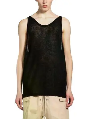 Rick Owens Sheer Tank - Black