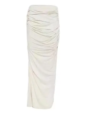 ENTIRE STUDIOS Draped Maxi Skirt - Neutrals