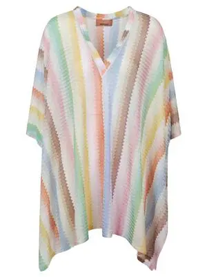 MISSONI Zigzag V-Neck Dress