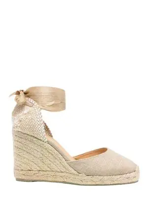 CastaÑer Carina Tie-fastening Espadrilles - Gold