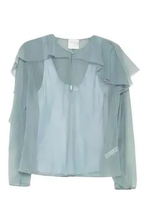 FORTE_FORTE Layered Blouse - Blue