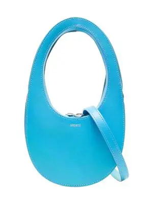 Coperni Mini Swipe Leather Crossbody Bag - Blue