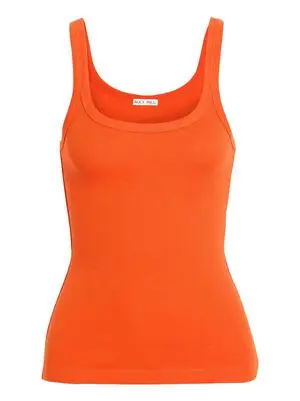 ALEX MILL 365 Ribbed Tank - Coral