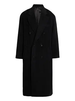 TOM FORD Double-breasted Wool-felt Coat - Black