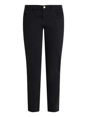 FRAME Le Garcon Slim Boyfriend Jeans - Black