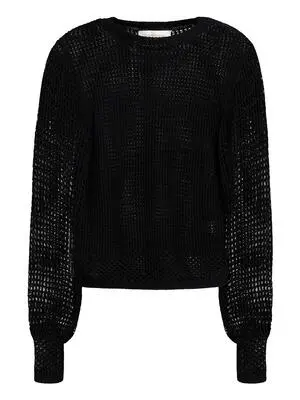 Zimmermann Crochet-knit Top - Black
