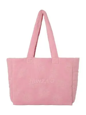 Hunza G Towelling Beach Tote - Pink