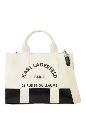 Karl Lagerfeld Medium Rue St-guillaume Tote Bag - Neutrals