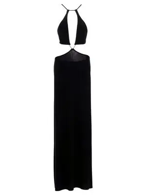 Agua Bendita Giselle Cut-out Maxi Dress - Black