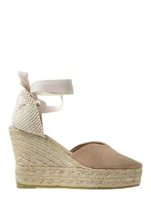 MANEBÍ Platform Ribbon Lace-Up Espadrilles