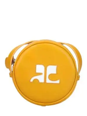 COURREGES Reedition Circle Shoulder Bag - Yellow