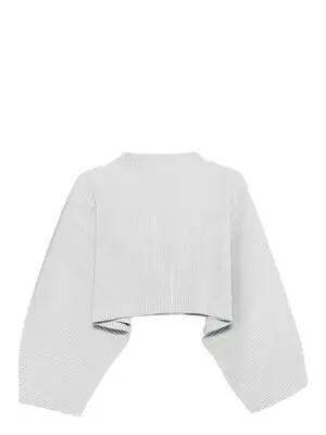 Issey Miyake Pleated Top - Grey