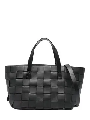 P.a.r.o.s.h Leather Tote Bag - Black