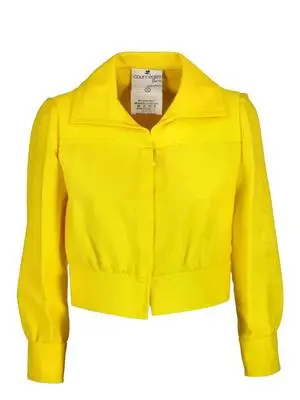 COURREGES Cropped Classic-Collar Jacket