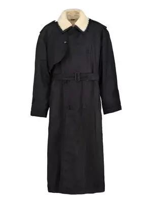 Valentino Garavani Double-breasted Trench Coat - Black