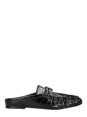 Steve Madden Rafe Faux-leather Mules - Black