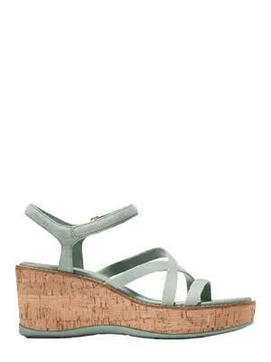 Cole Haan Grand Ambition Azzura Strappy Wedge Sandal - Lily Pad-cork