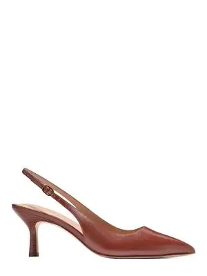 Cole Haan Hansell Slingback Pumps - Dark Cuoio