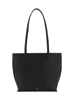 Vince Athene Nappa Leather Mini Tote - Black