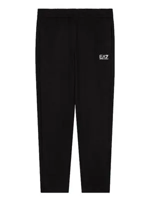Emporio Armani Core Identity Cotton Trousers - Black
