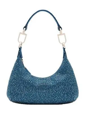 Giorgio Armani La Prima Soft Small Hobo Bag - Navy