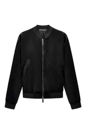 Giorgio Armani Velvet Blouson - Black
