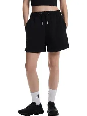 On Club Collective Cotton-blend Fleece Shorts - Black