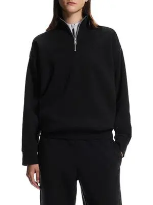 On Quarter-zip Sweatshirt - Black