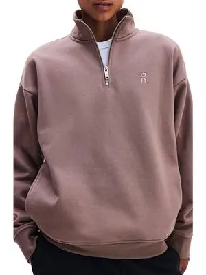 On Quarter-zip Sweatshirt - Clove