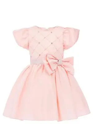 TULLEEN Sevilla Teacup Bow Dress - Powder
