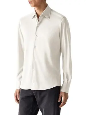 Zegna Crossover Silk - White Melange