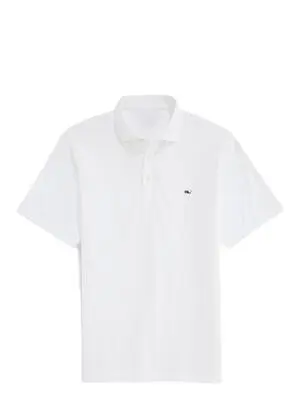 Vineyard Vines Fairwinds Performance Polo White Cap