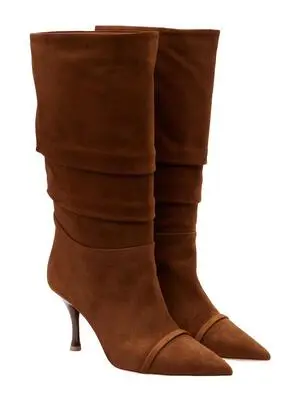 MALONE SOULIERS Isley 70 Suede Ankle Boots - Brown