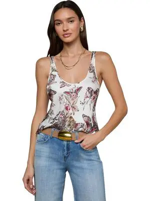 L'AGENCE L'AGENCE Eddie Printed Tank Top