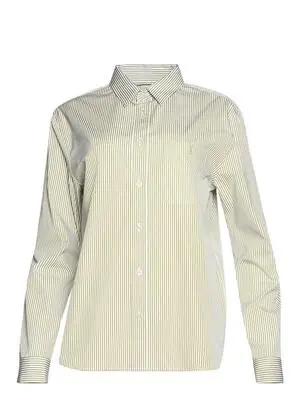 Saint Laurent Striped Shirt - Green