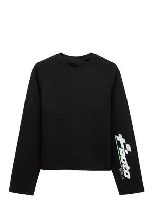 PROTOTYPES Fleece Backed Jersey - Black