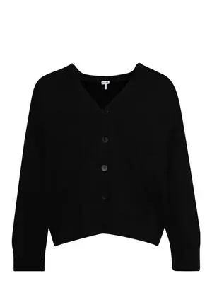 Loewe V-neck Cardigan - Black