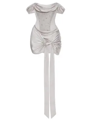 CLIO PEPPIATT Plom Crystl Mini Dress A