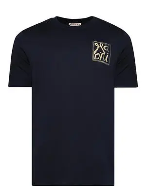 Marni Short Sleeve Tee Blublack - Navy