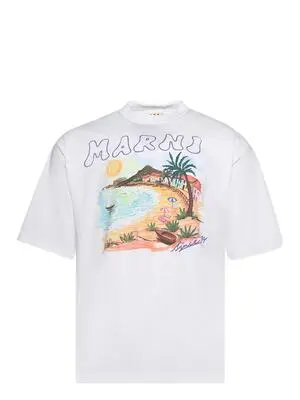 Marni Short Sleeve Tee Lily - White