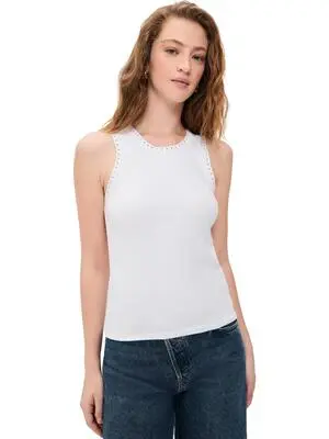 Z Supply Clarke Rib Tank - White